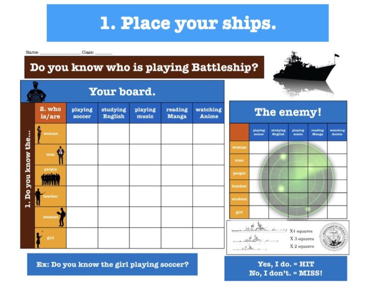 Do you know who is playing Battleship? – Board game - A Fox In Japan